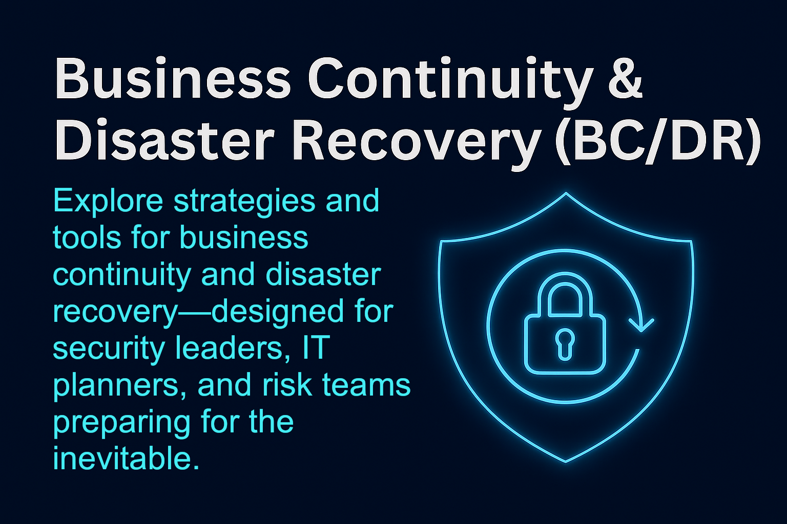 Business Continuity & Disaster Recovery Overview - Stage Four Security Blog